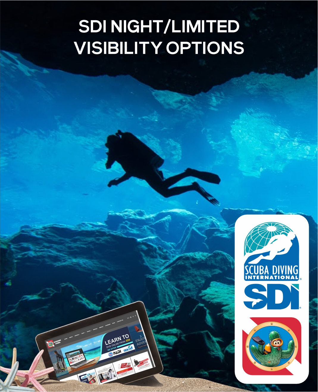 SDI Night/Limited Visibility Course - Saguaro Scuba in Mesa, AZ