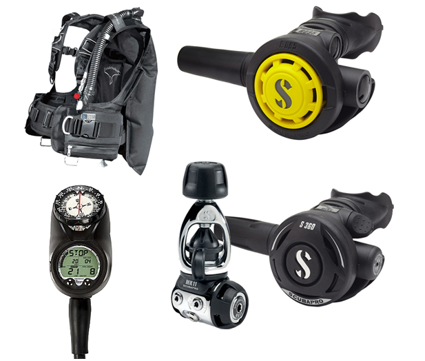 Better Package: Scuba Pro Ladyhawk BCD, MK11/S360 Regulator, R095 Octo ...